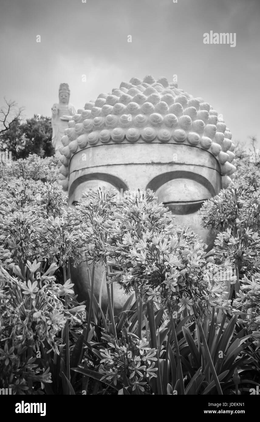 Statue surrounded Black and White Stock Photos & Images - Alamy