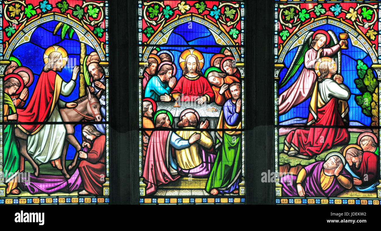 Story of Easter, Entry into Jerusalem, Last Supper, Garden of ...