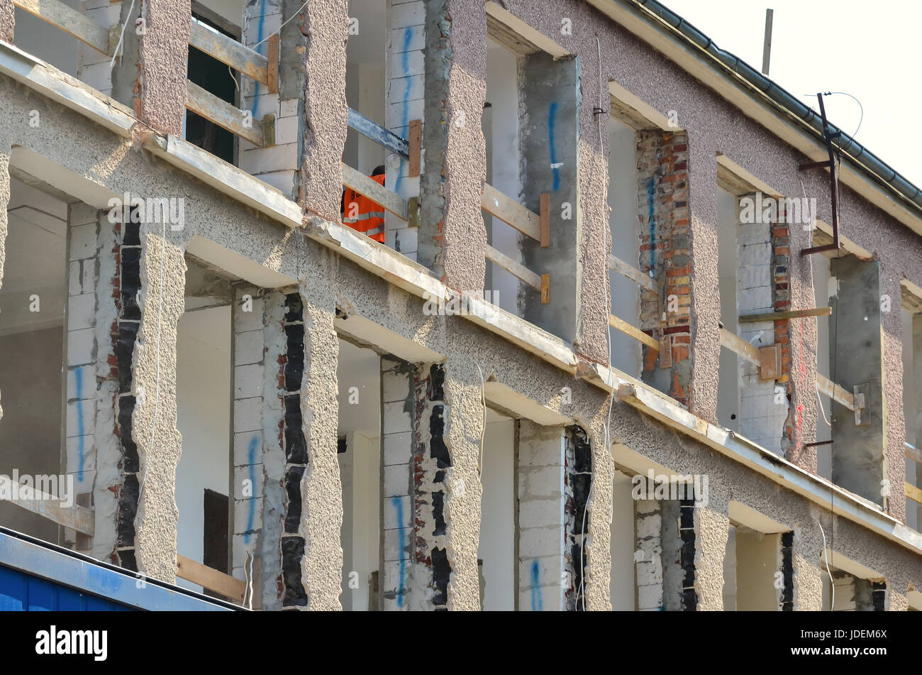 Renovation and demolition of the walls in apartment Stock Photo - Alamy