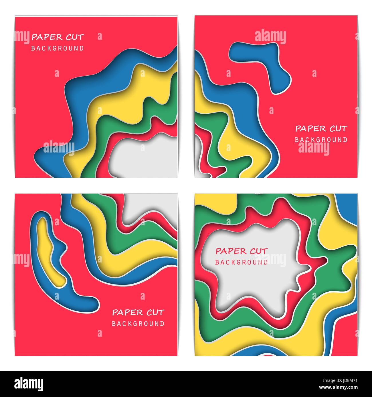 Paper cut background Stock Vector Image & Art - Alamy