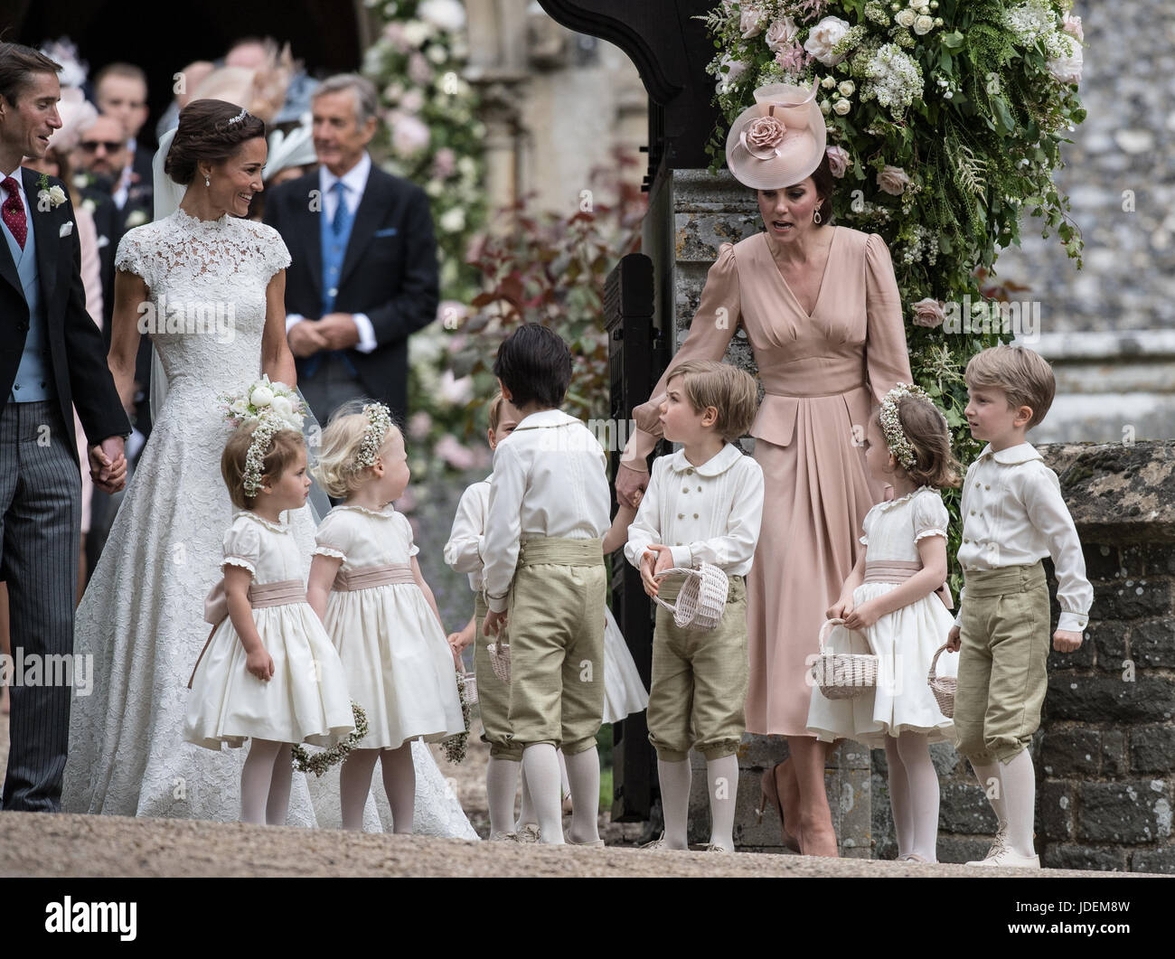 The wedding of Pippa Middleton and James Matthews at St. Mark's Church ...