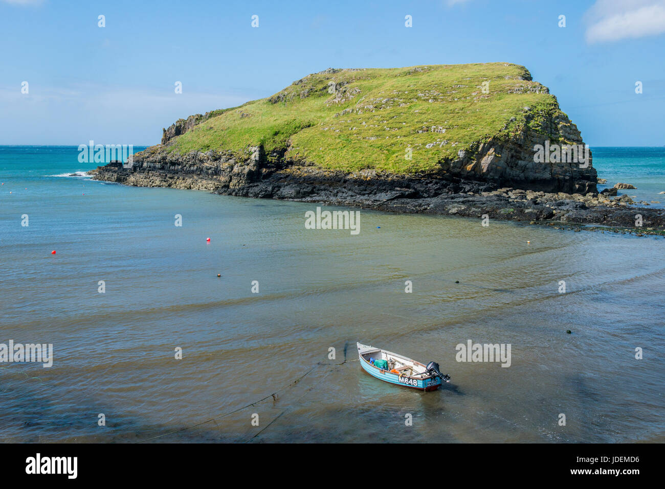 The Pembrokeshire Coast at Abercastle Stock Photo - Alamy