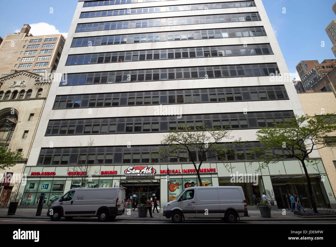 Sam Ash music stores store New York City USA Stock Photo - Alamy