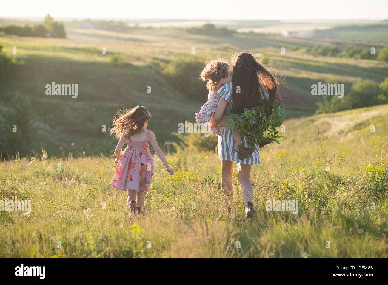 Happy big family dancing hi-res stock photography and images - Alamy