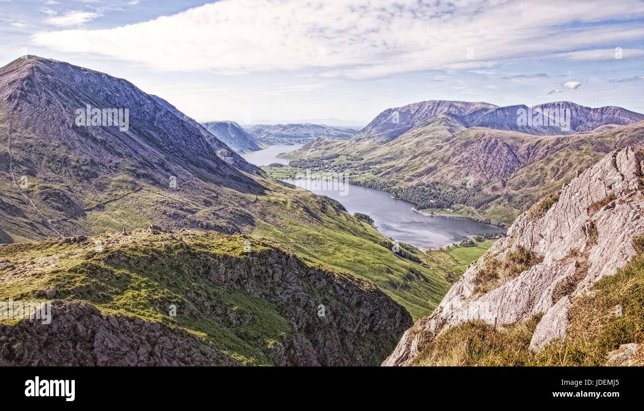 View from the top of Haystacks Stock Photo - Alamy