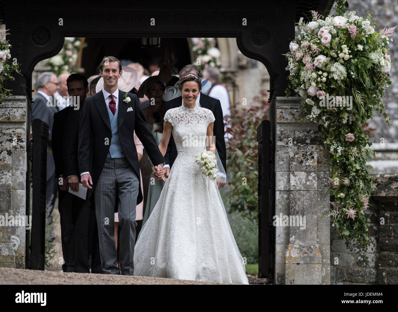 The wedding of Pippa Middleton and James Matthews at St. Mark's Church ...