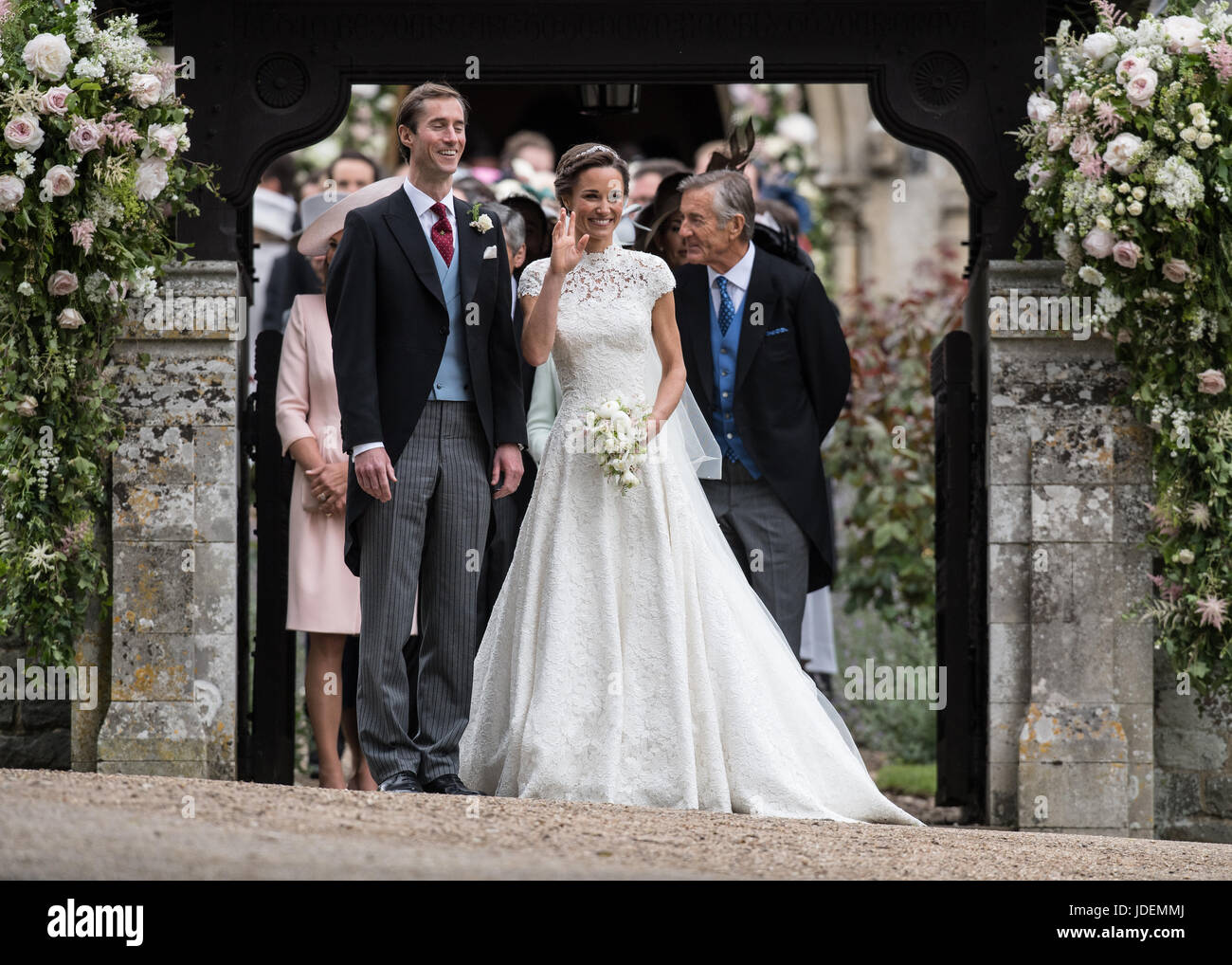 The wedding of Pippa Middleton and James Matthews at St. Mark's Church ...