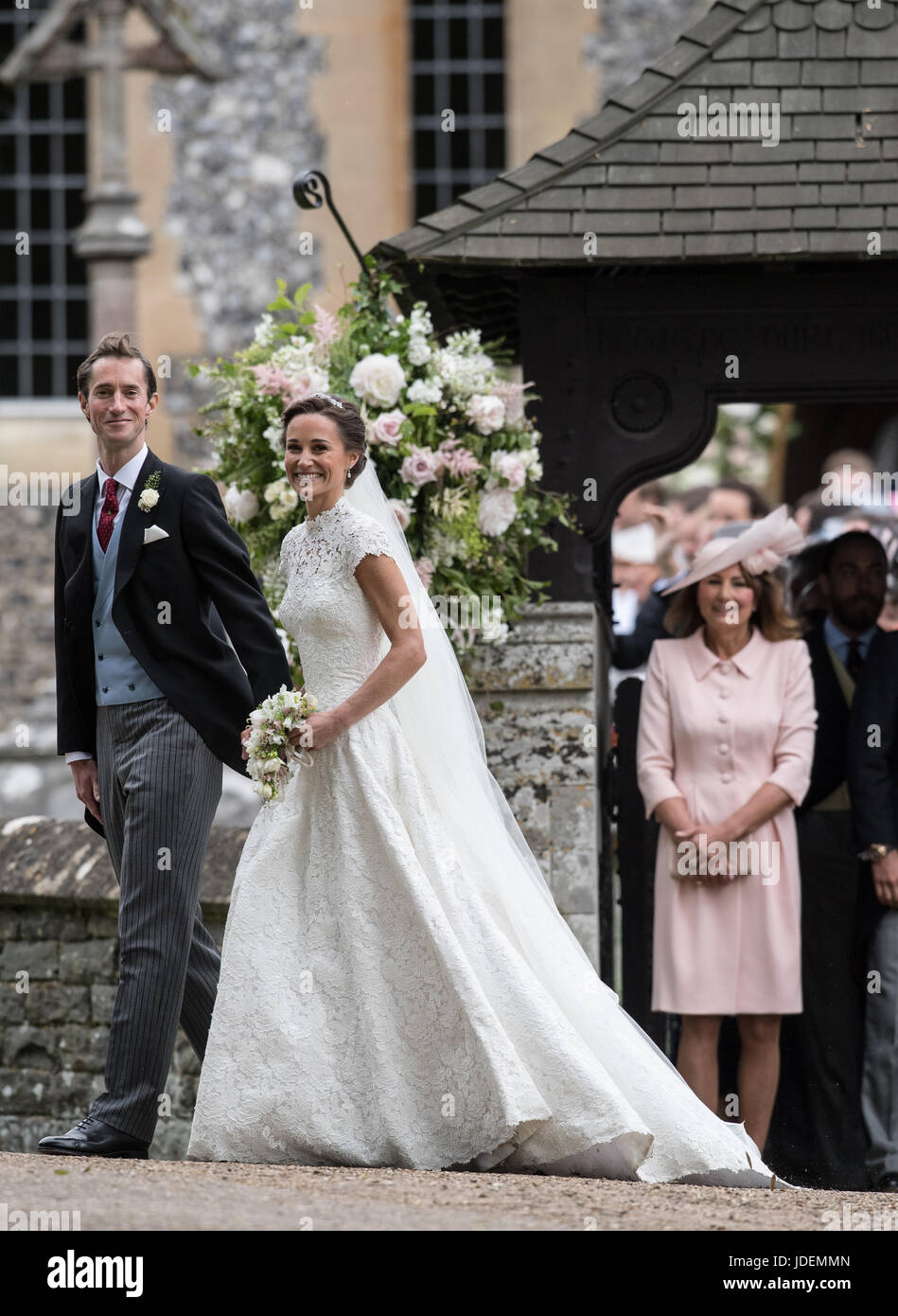 The wedding of Pippa Middleton and James Matthews at St. Mark's Church ...