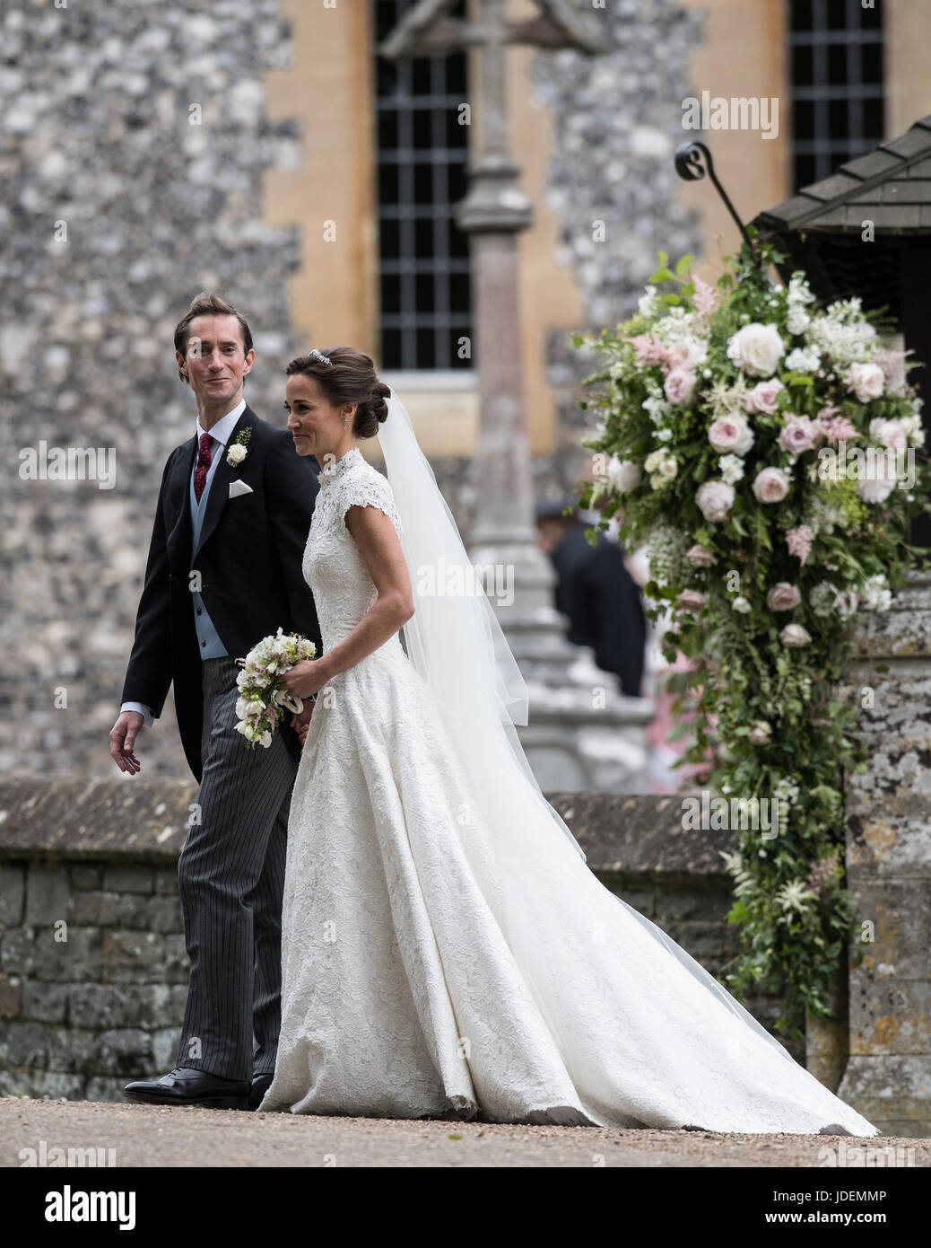 The wedding of Pippa Middleton and James Matthews at St. Mark's Church ...