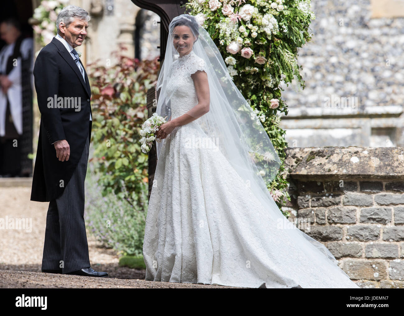 The wedding of Pippa Middleton and James Matthews at St. Mark's Church ...