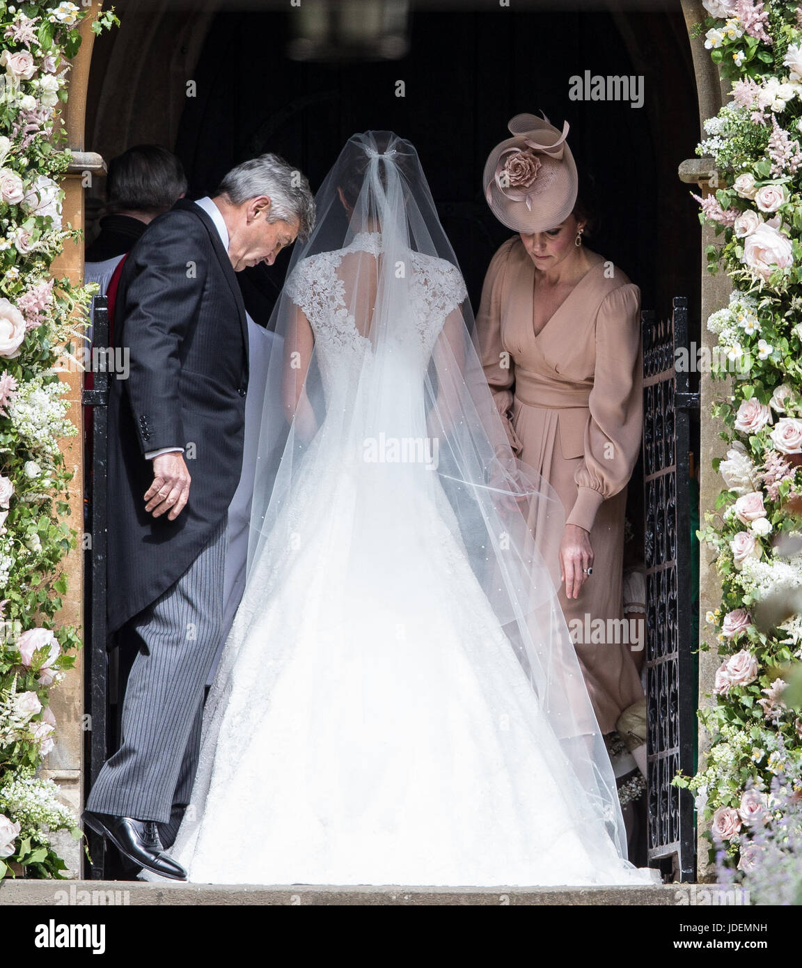 The wedding of Pippa Middleton and James Matthews at St. Mark's Church ...