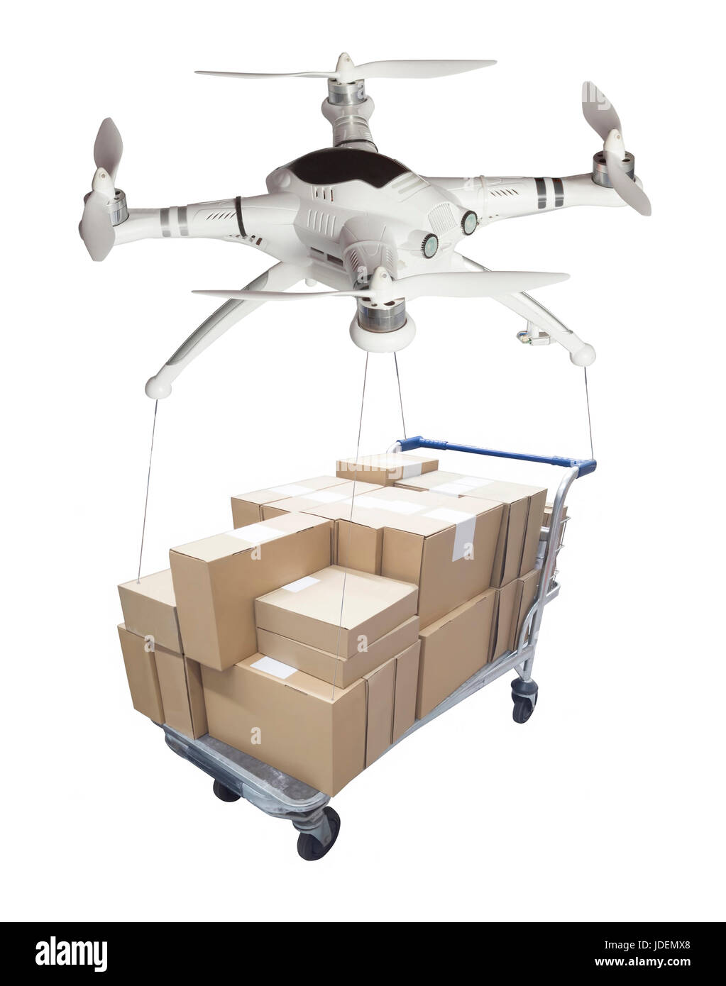 Unmanned delivery Cut Out Stock Images & Pictures - Alamy