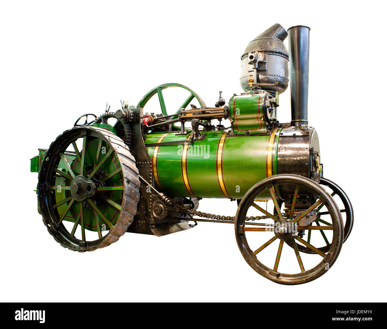 Old tractor on field Cut Out Stock Images & Pictures - Alamy