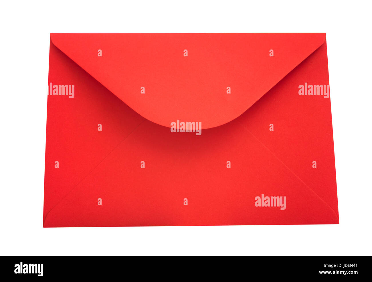 red envelope isolated on white background Stock Photo - Alamy