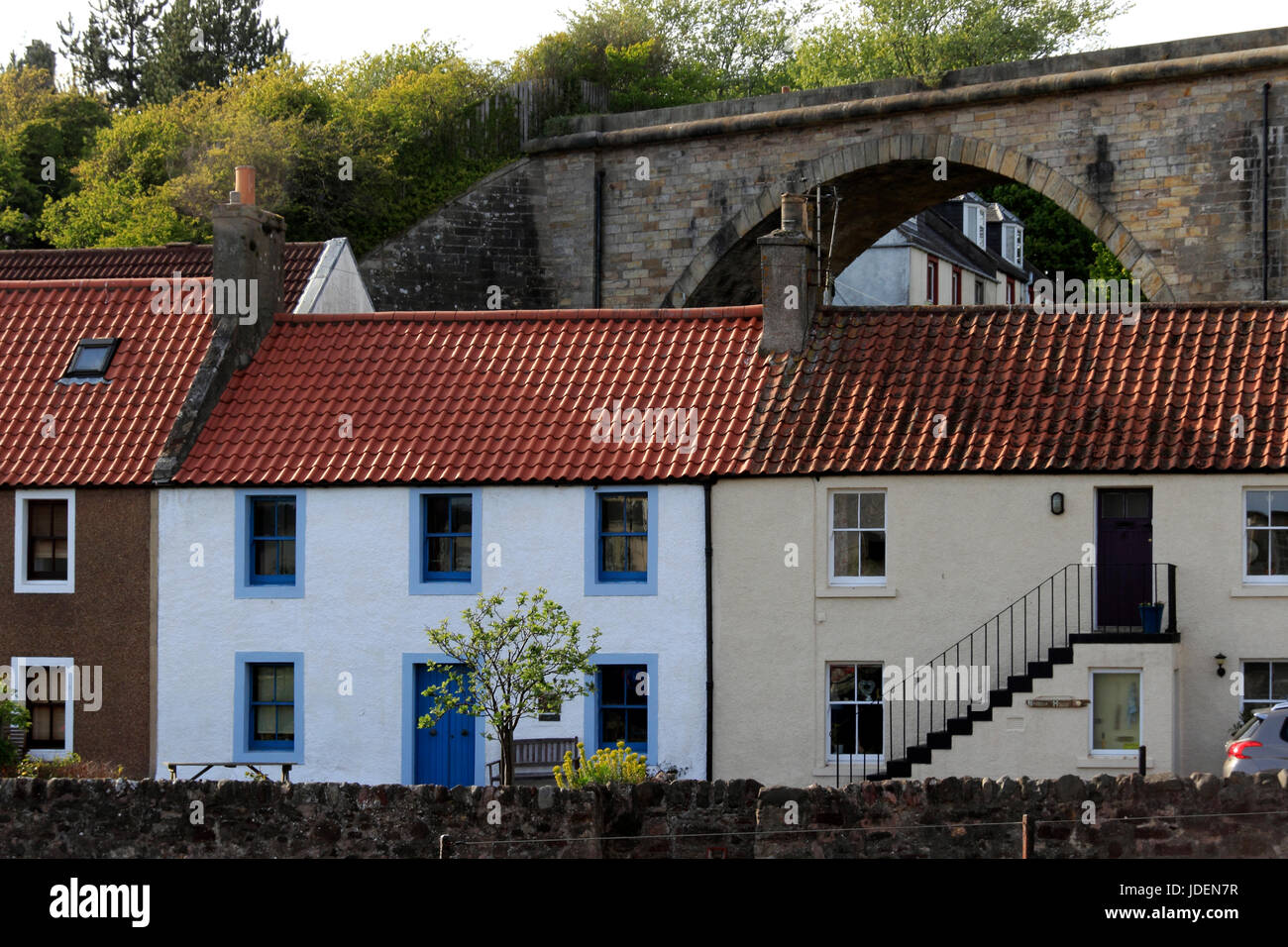 Coastal village, Lower Largo, Scotland, UK Stock Photo - Alamy