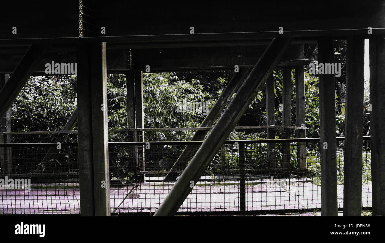 Covered suspension bridge hi-res stock photography and images - Alamy