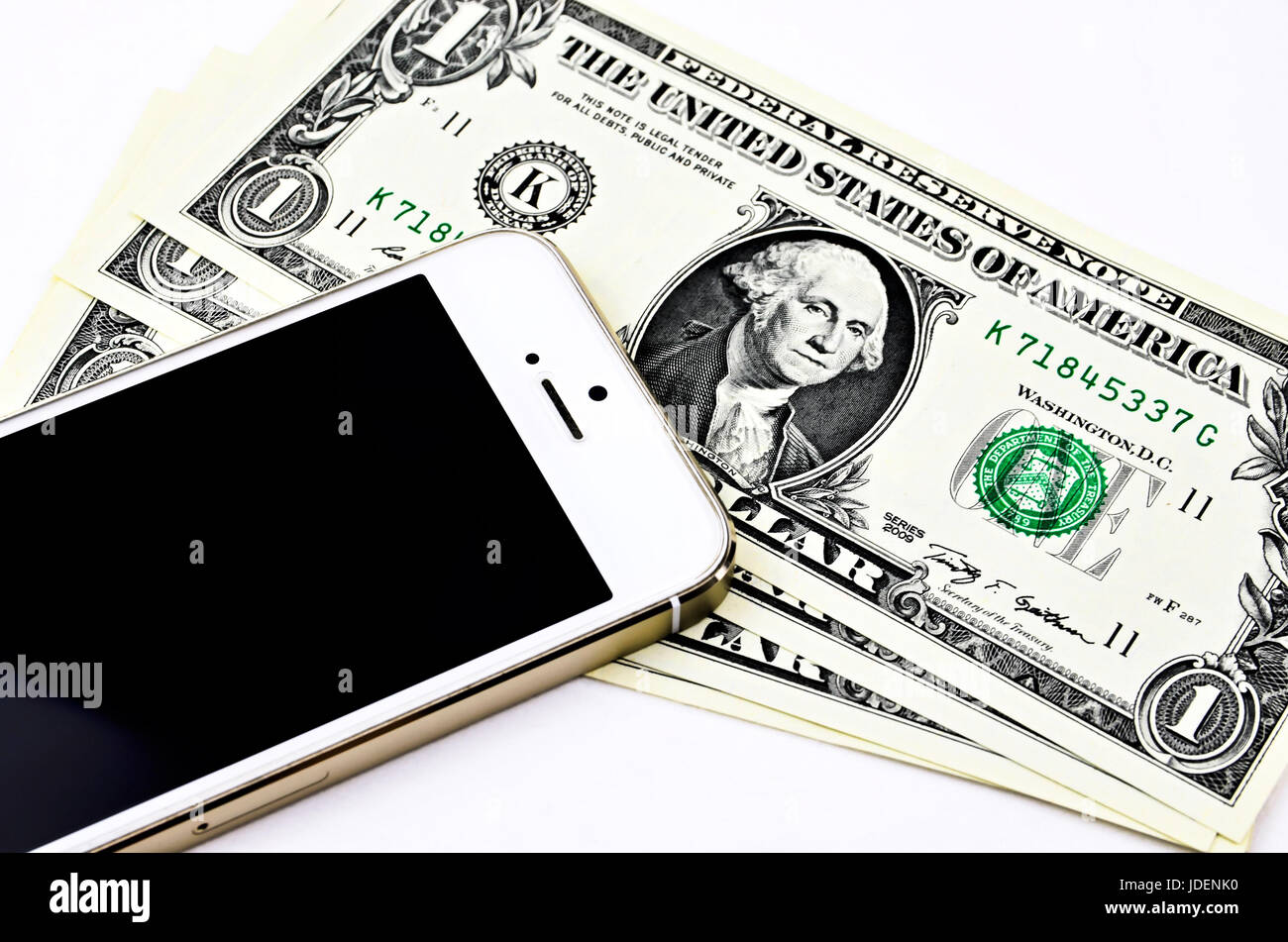 shows that using of mobile phone is costly Stock Photo - Alamy