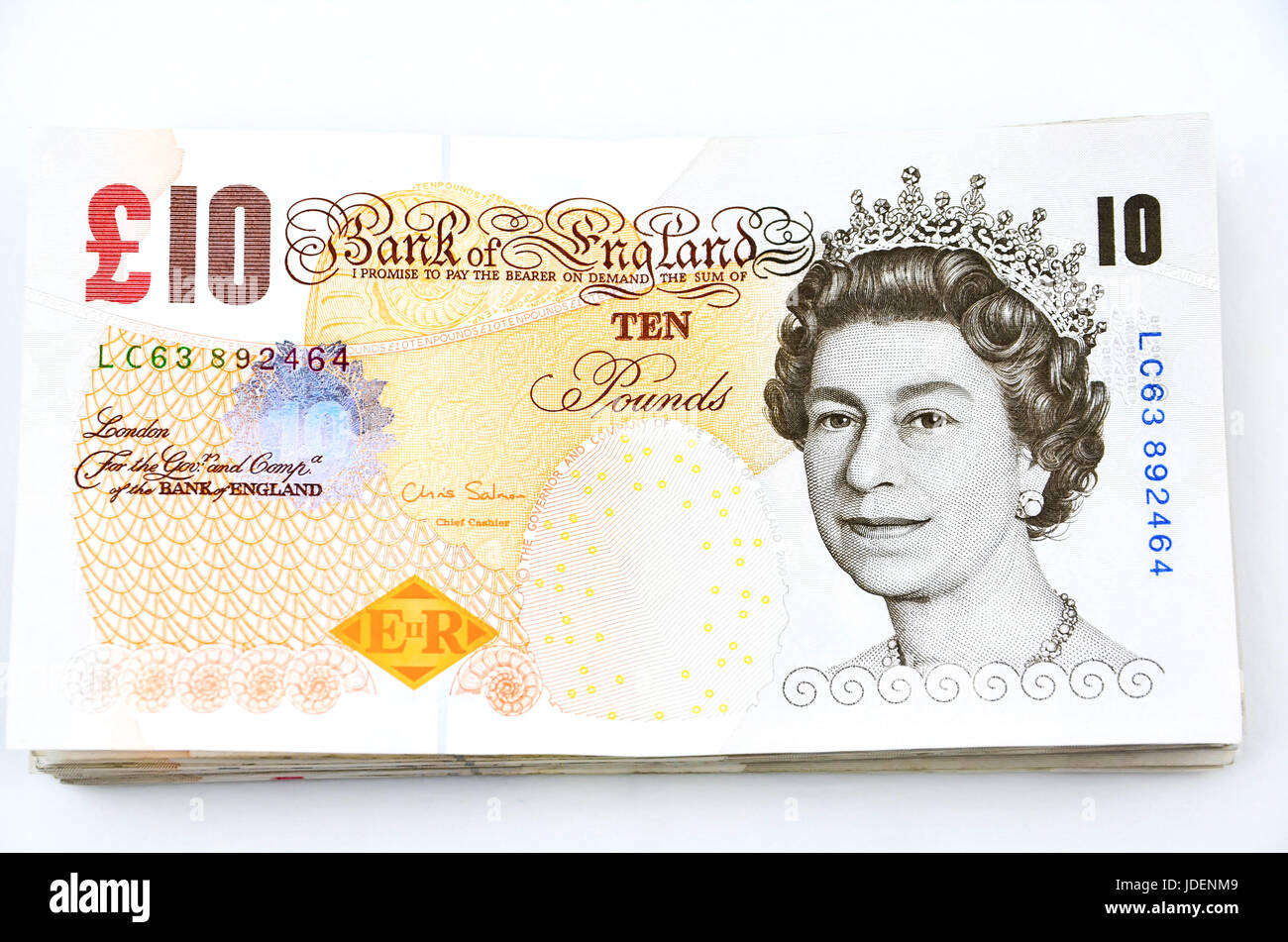 British pounds on white background Stock Photo - Alamy