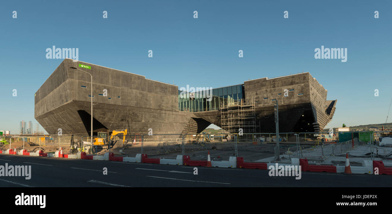 V&A Museum of Design, under construction, Dundee Waterfront Development ...
