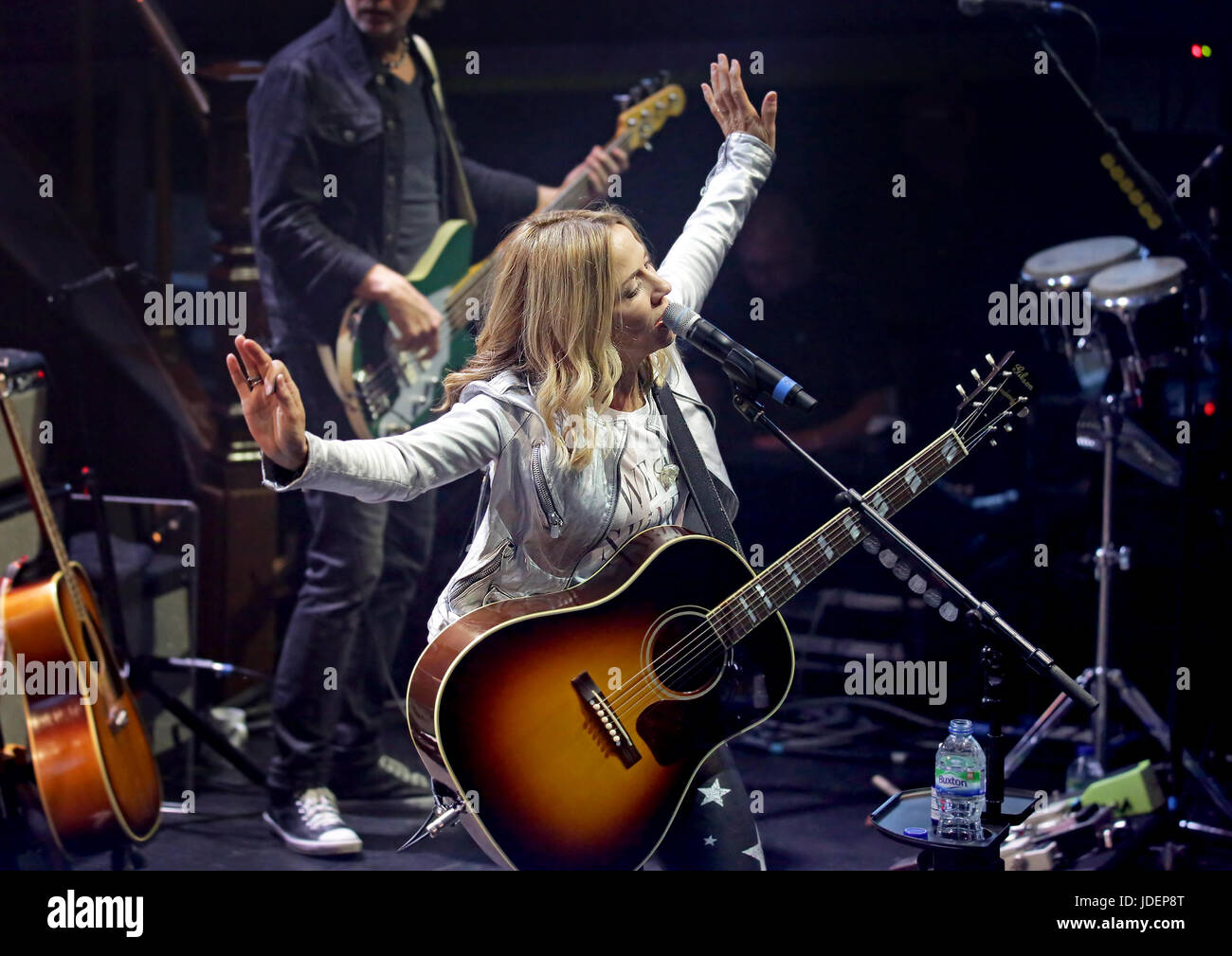 Sheryl Crow performing at Manchester Albert Hall Featuring: Sheryl Crow ...