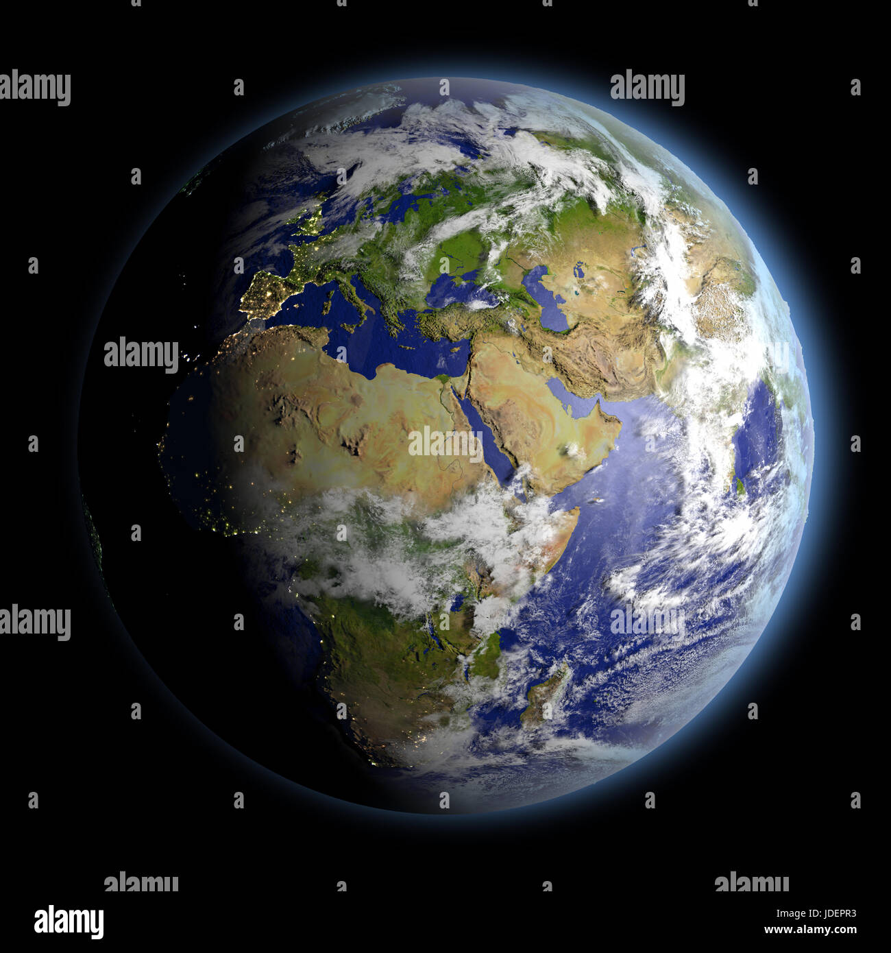 Emea map hi-res stock photography and images - Alamy