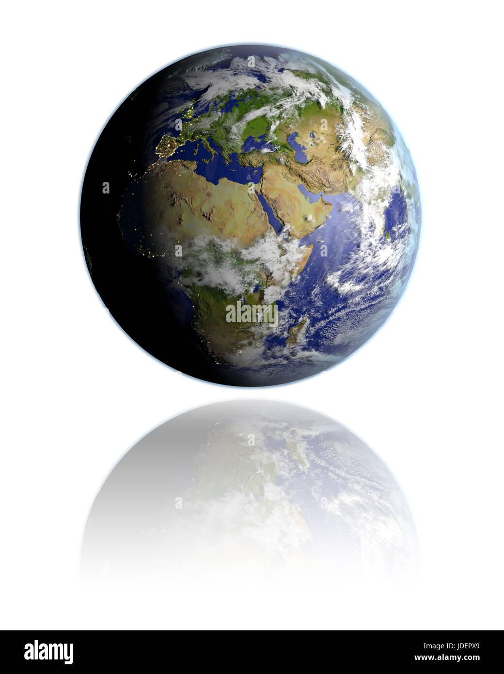 Emea map illustration Cut Out Stock Images & Pictures - Alamy