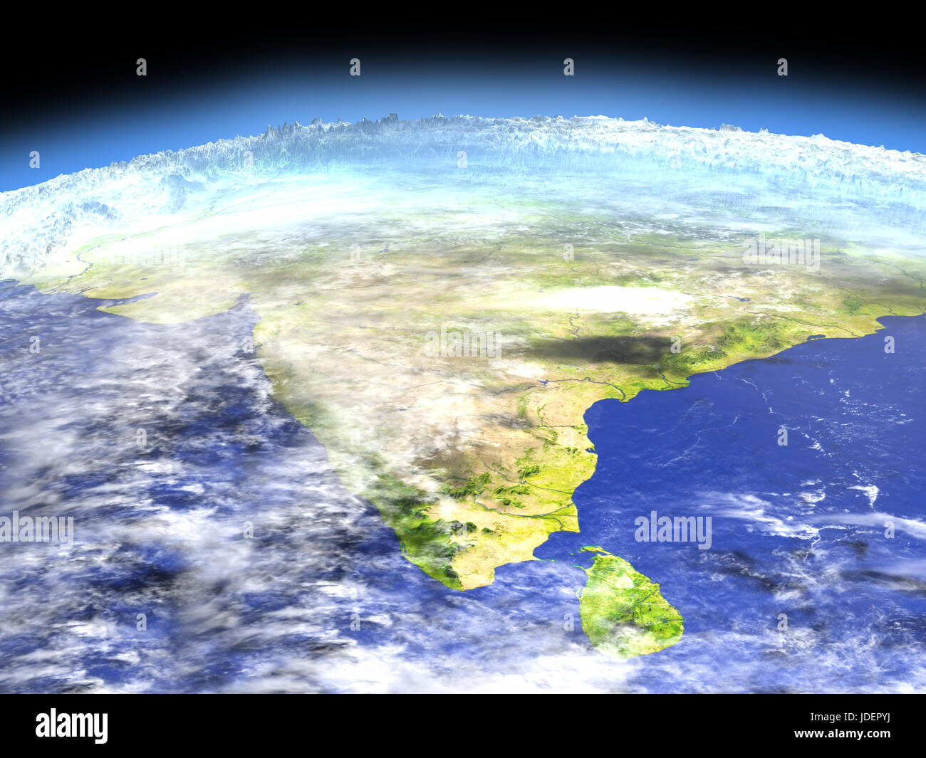 India subcontinent map hi-res stock photography and images - Alamy