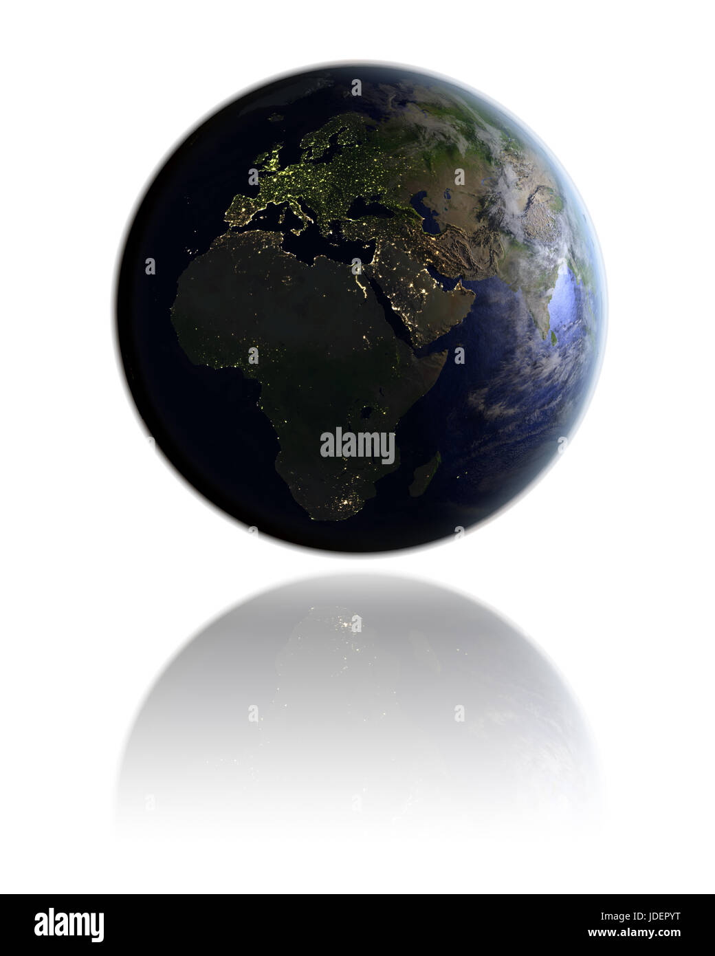 Emea map illustration Cut Out Stock Images & Pictures - Alamy