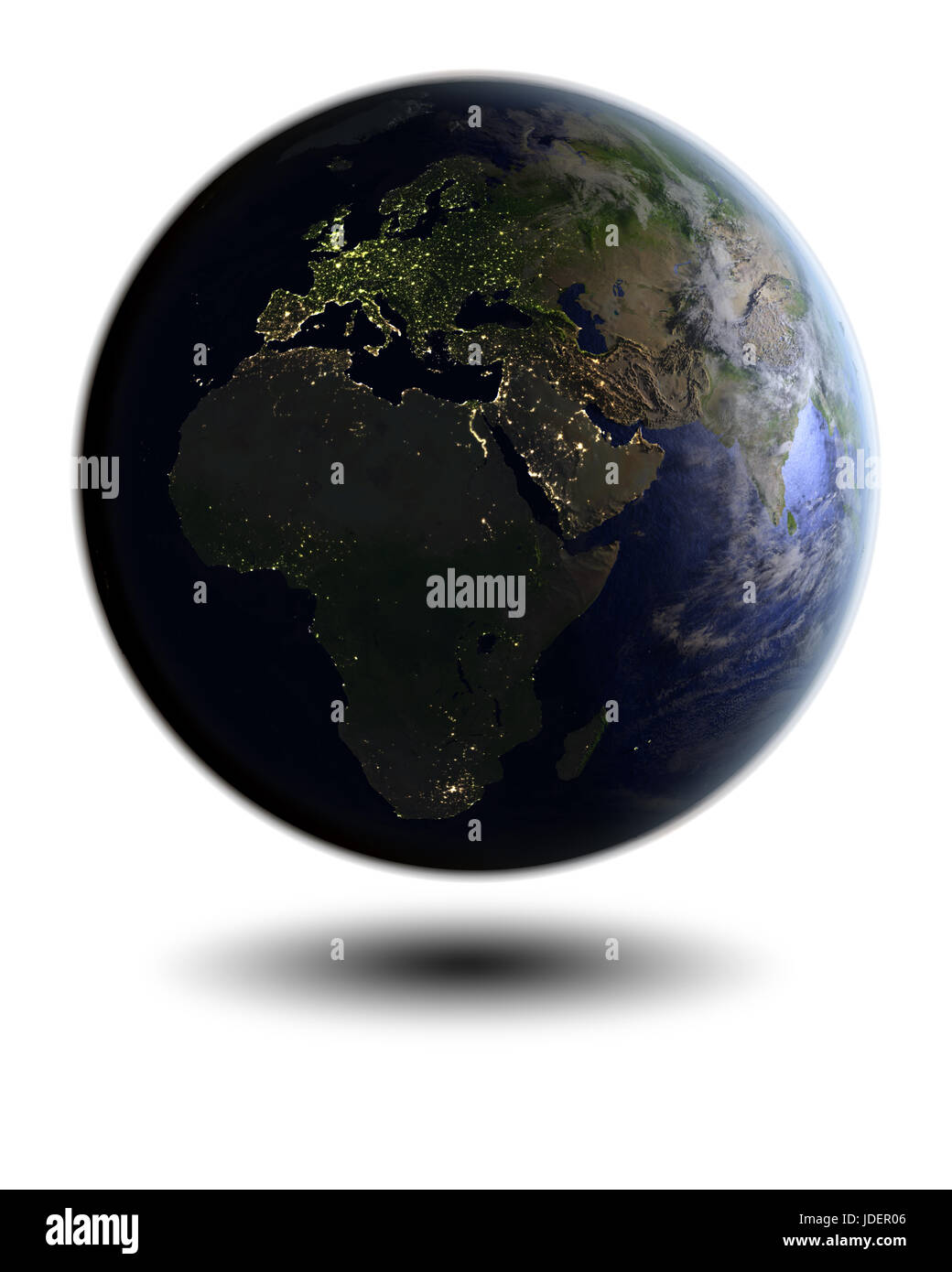 Emea map illustration Cut Out Stock Images & Pictures - Alamy