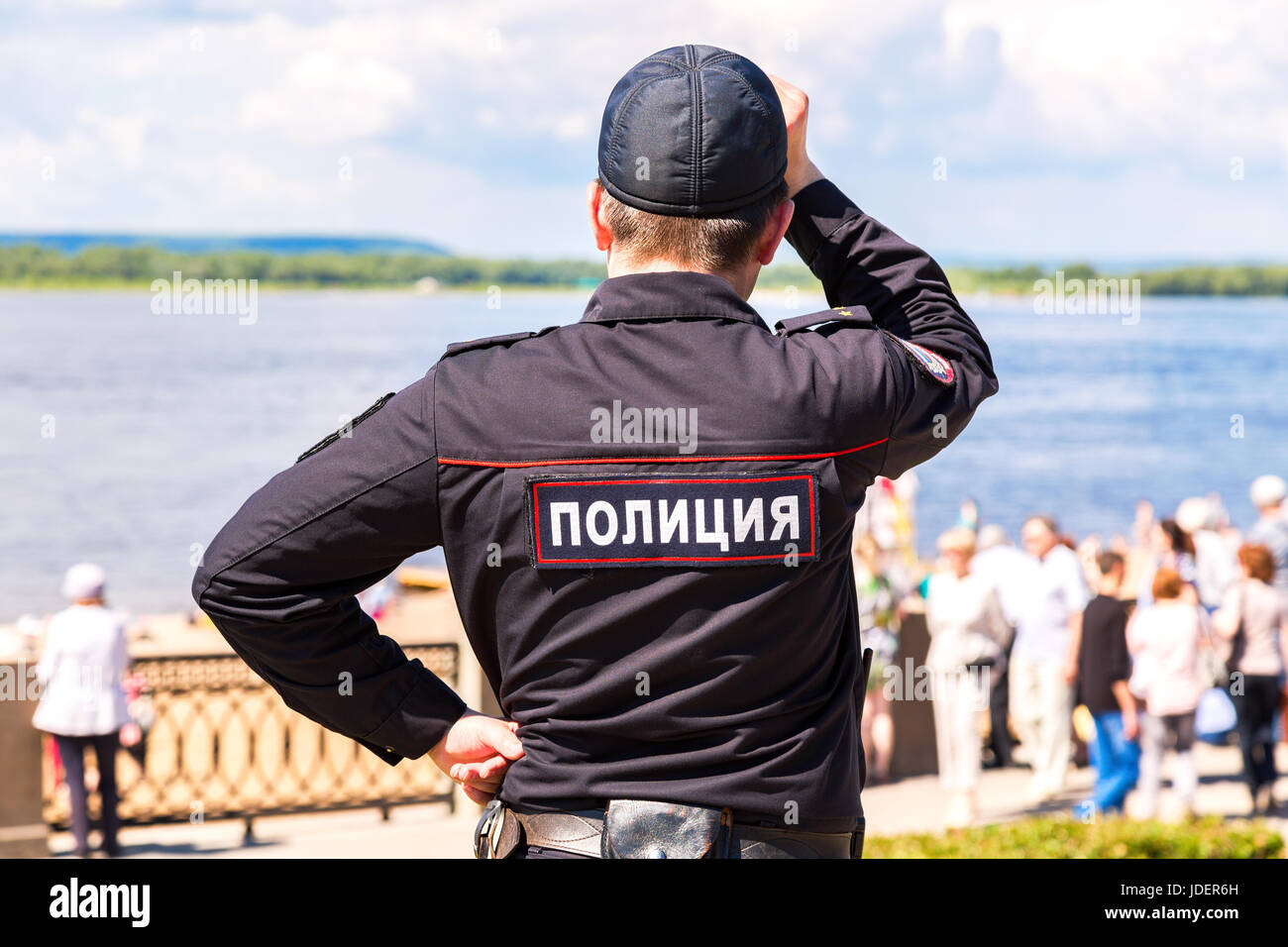 Russian police officer in uniform hi-res stock photography and images ...