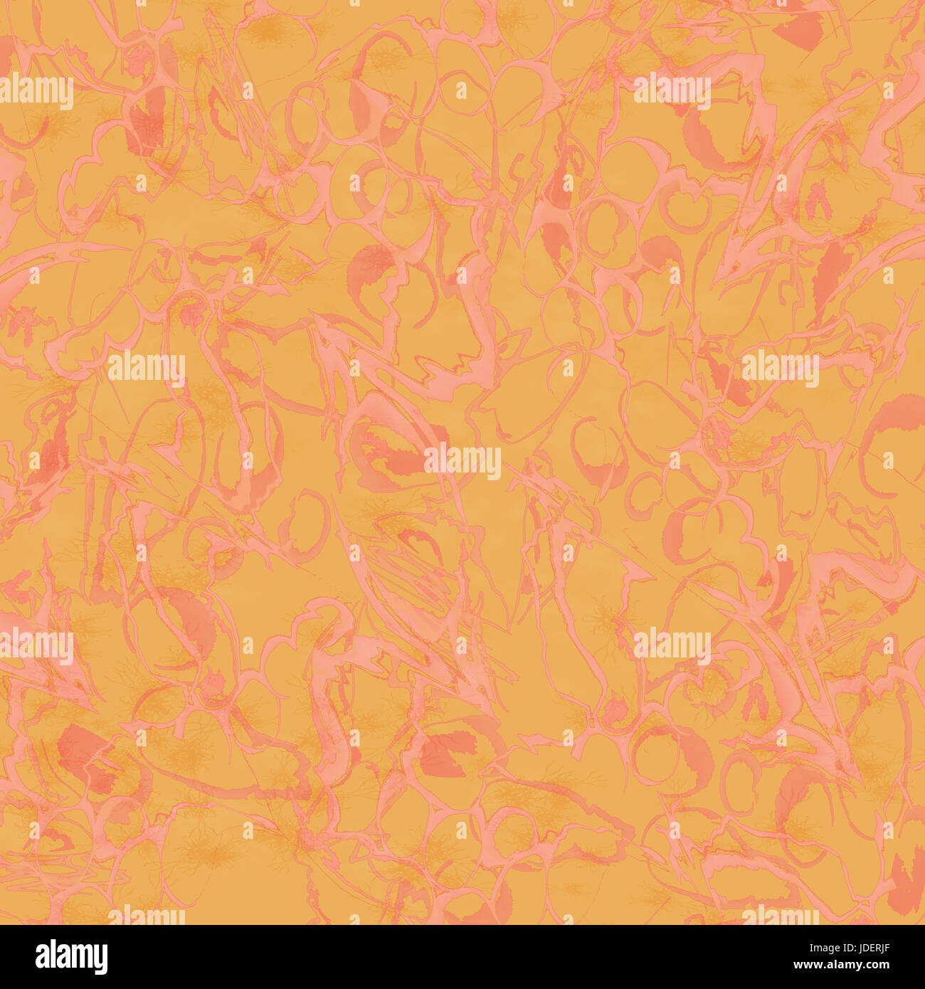 Analogous Dribble Painting Light Orange with Dark Pink, Abstract ...