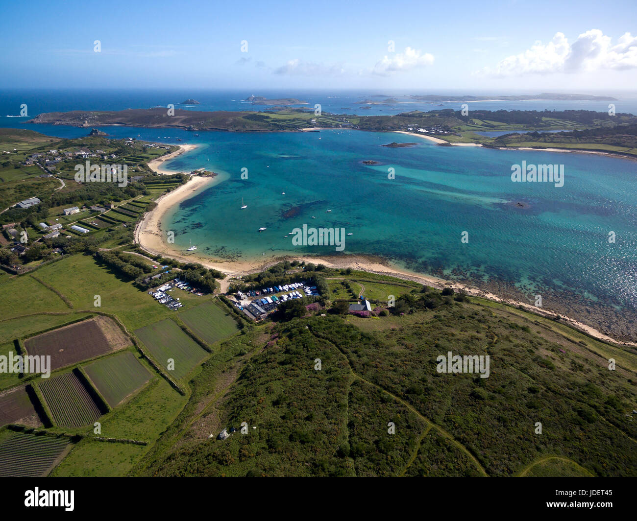 The Isles Of Scilly Aerial High Resolution Stock Photography and Images ...