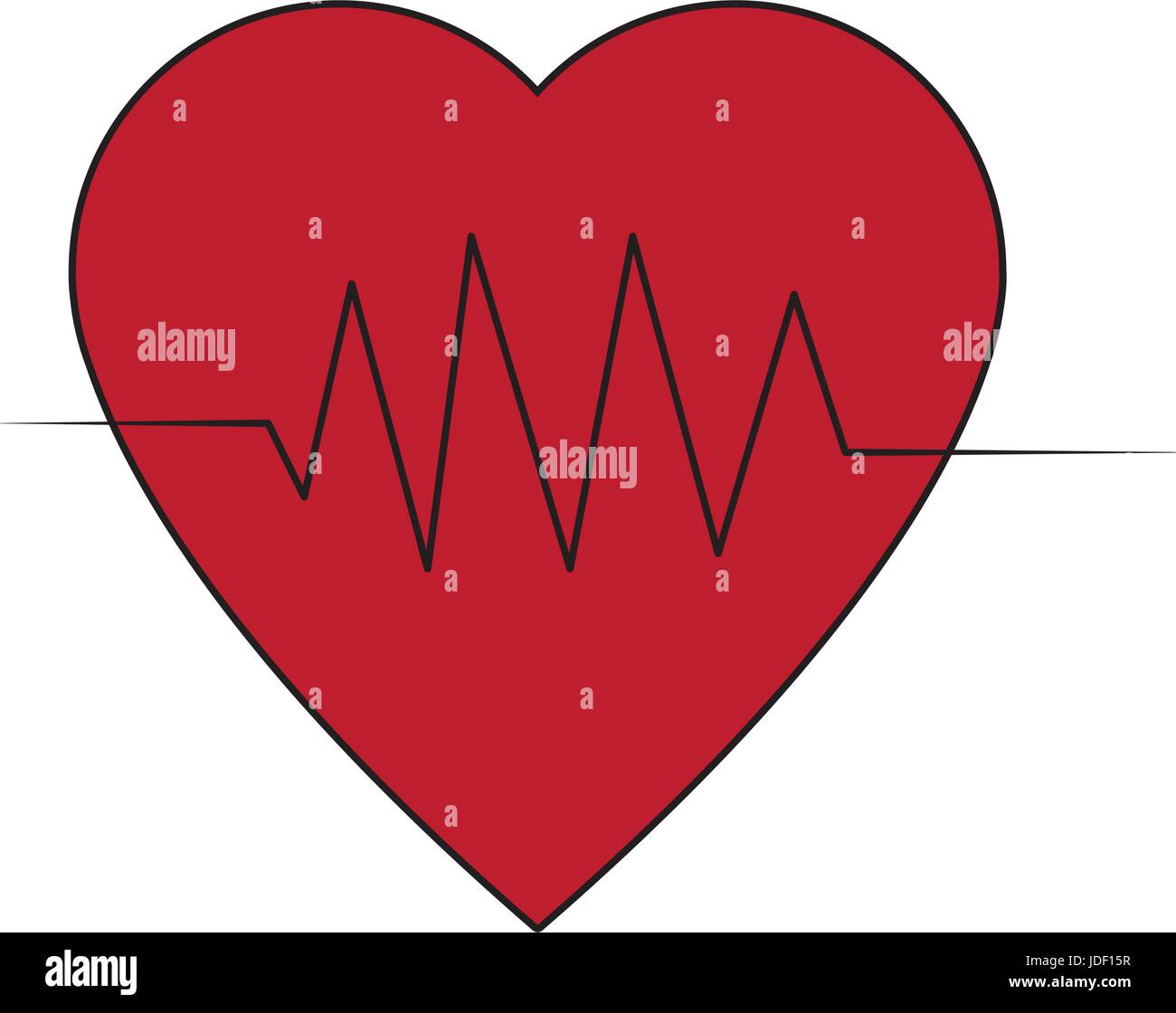 Cardio analysis Stock Vector Images - Alamy