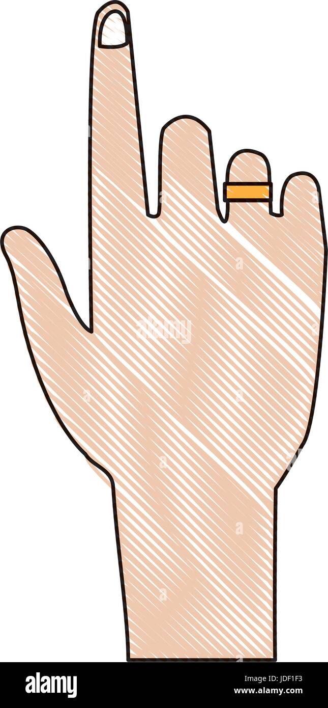 human hand pointing index gesture Stock Vector Image & Art - Alamy