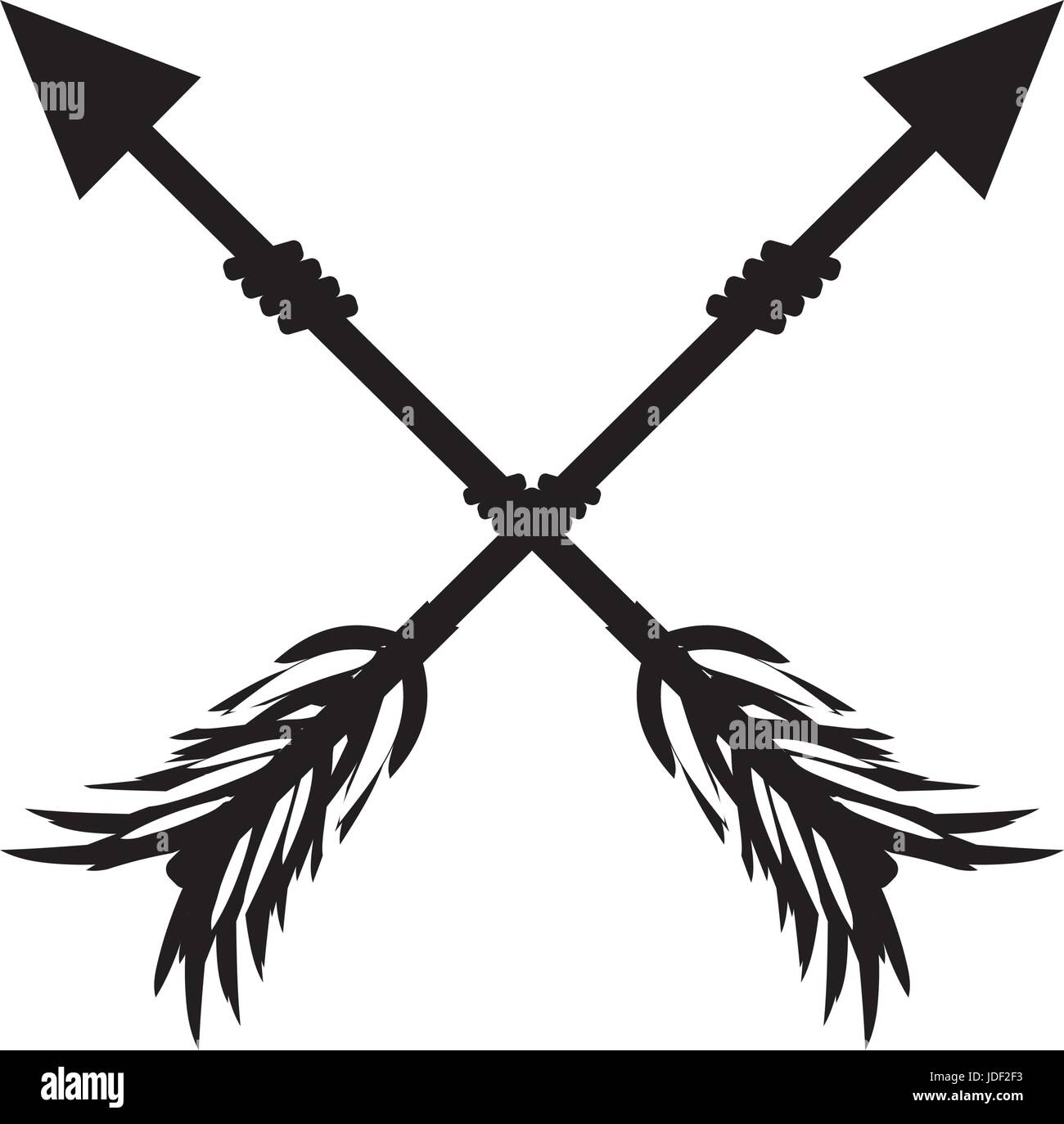 rustic arrows with ornamental design Stock Vector Image & Art - Alamy