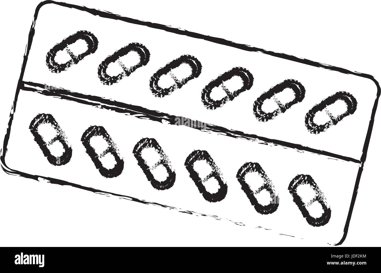 Vitamin in plastic pack Black and White Stock Photos & Images - Alamy