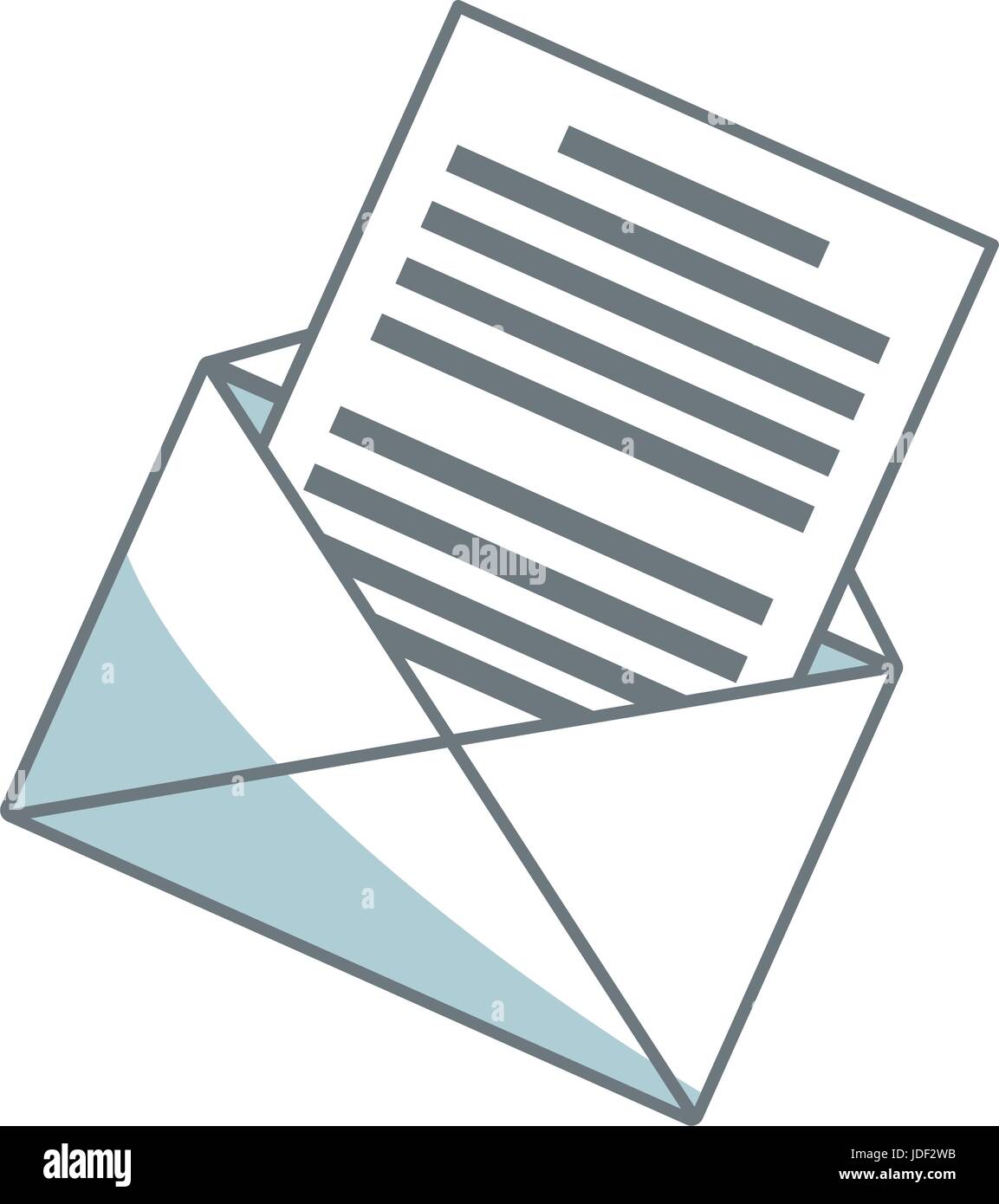 email envelope message communication web icon Stock Vector Image & Art ...