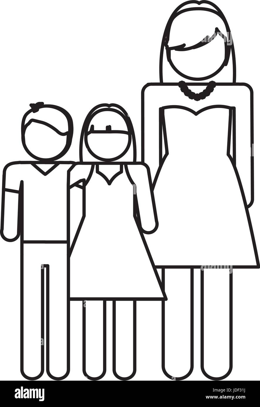 pictogram women design Stock Vector Image & Art - Alamy