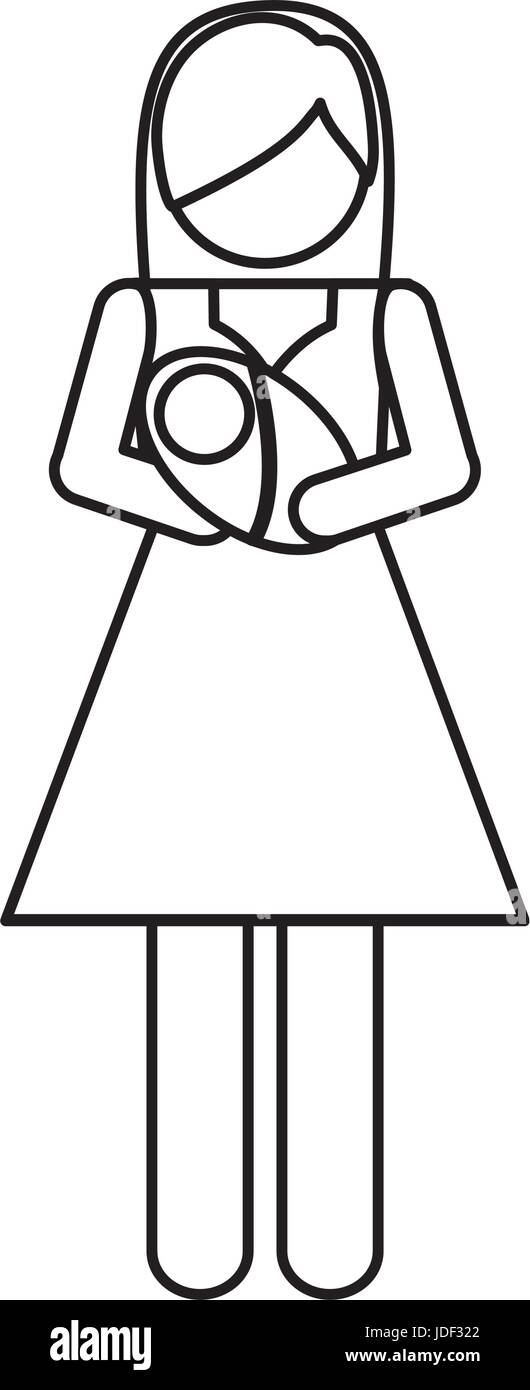 pictogram woman icon Stock Vector Image & Art - Alamy