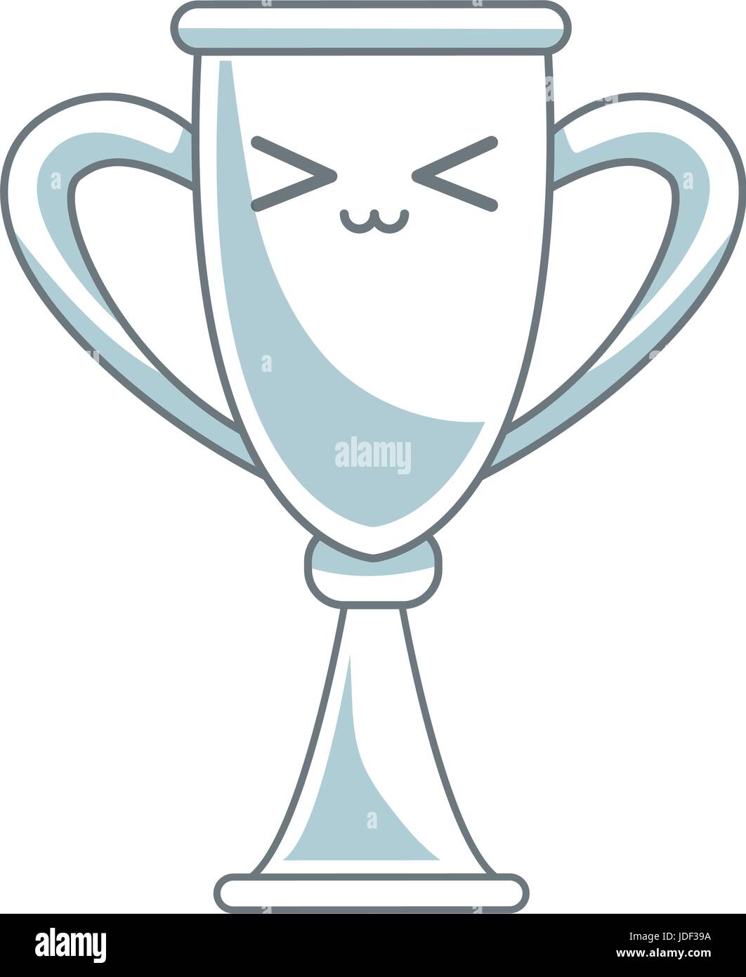 kawaii trophy award competition winner icon Stock Vector Image & Art ...