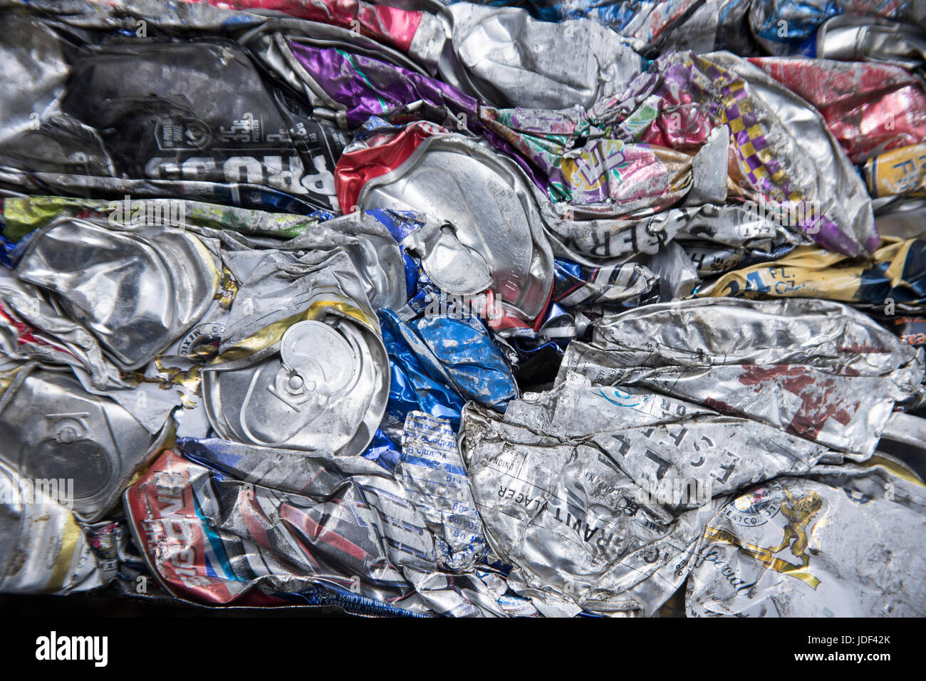 Recycled crushed metal hi-res stock photography and images - Alamy