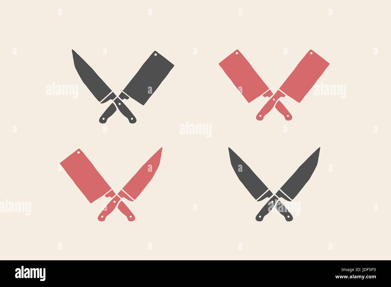 Butcher pictogram hi-res stock photography and images - Alamy