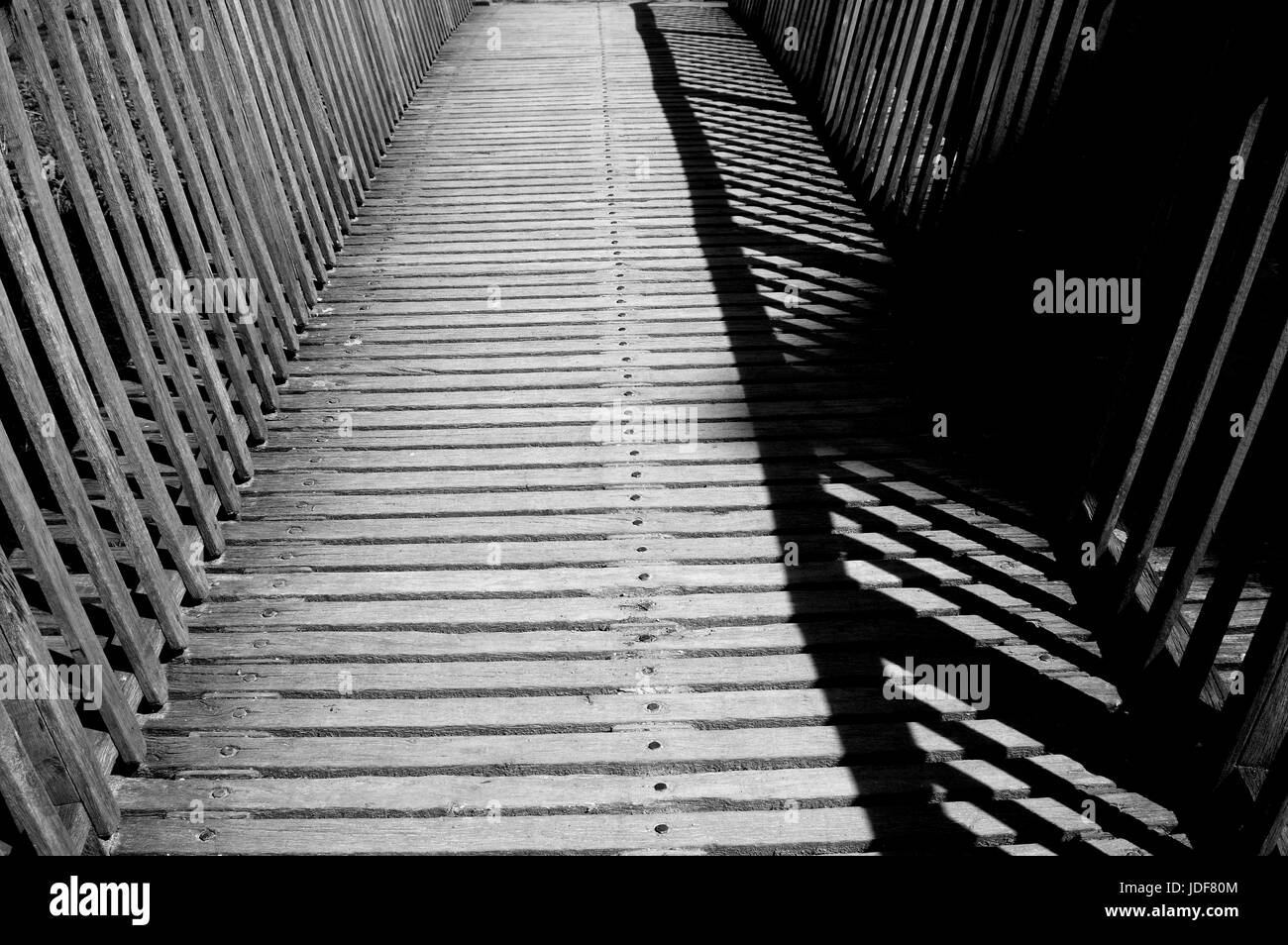 Footbridge, Bridge, Pathway, Wooden construction Stock Photo - Alamy