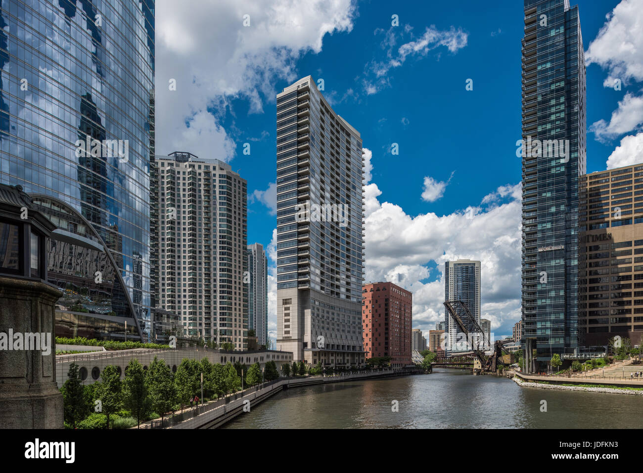 Riverbend Condominiums designed by DeStefano and Partners Stock Photo ...