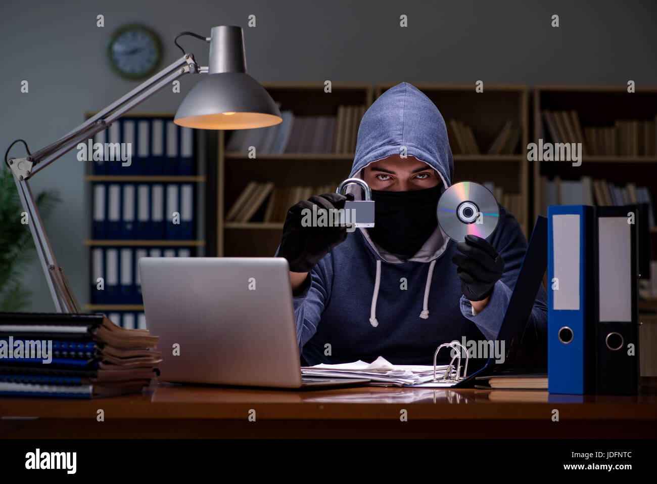 Hacker stealing personal data from home computer Stock Photo - Alamy