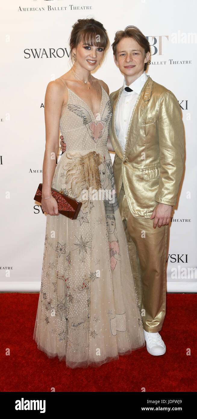 NEW YORK-MAY 22: Julie Granger (L) and Daniil Simkin attend the ...