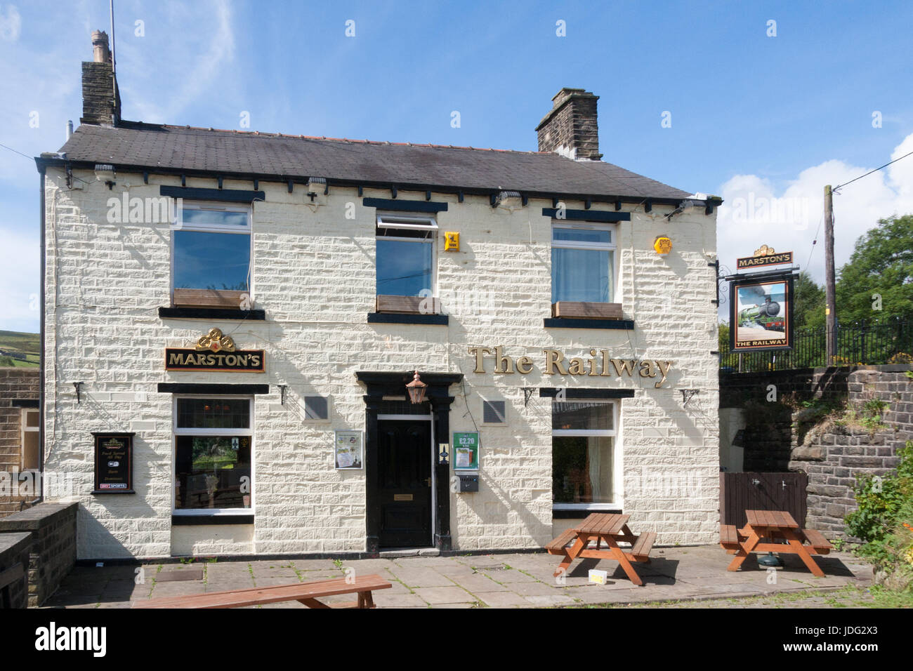 The Railway public house, Station Road, Marsden, West Yorkshire ...