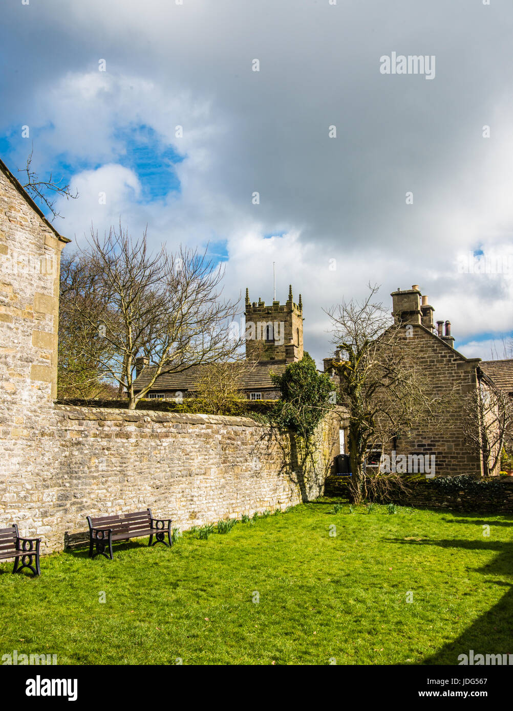Eyam village peak district hi-res stock photography and images - Alamy