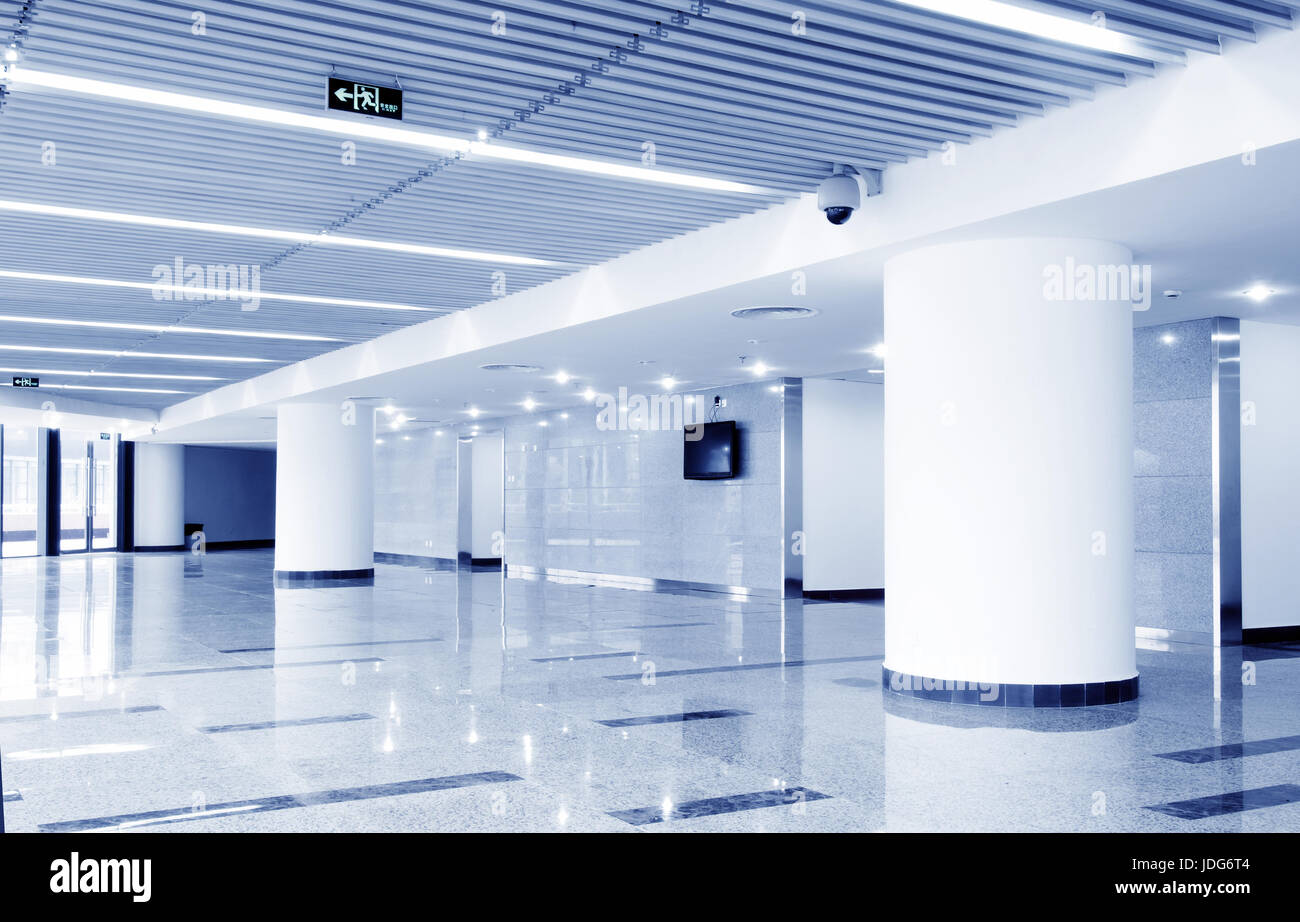 Modern lobby, modern building interiors Stock Photo - Alamy