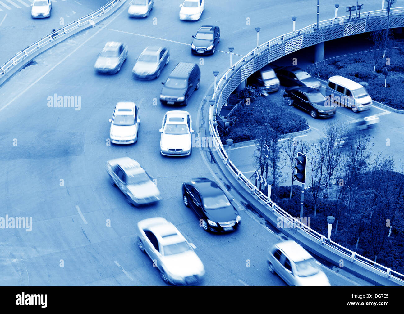 Aerial view of the Stack Interchange Stock Photo - Alamy